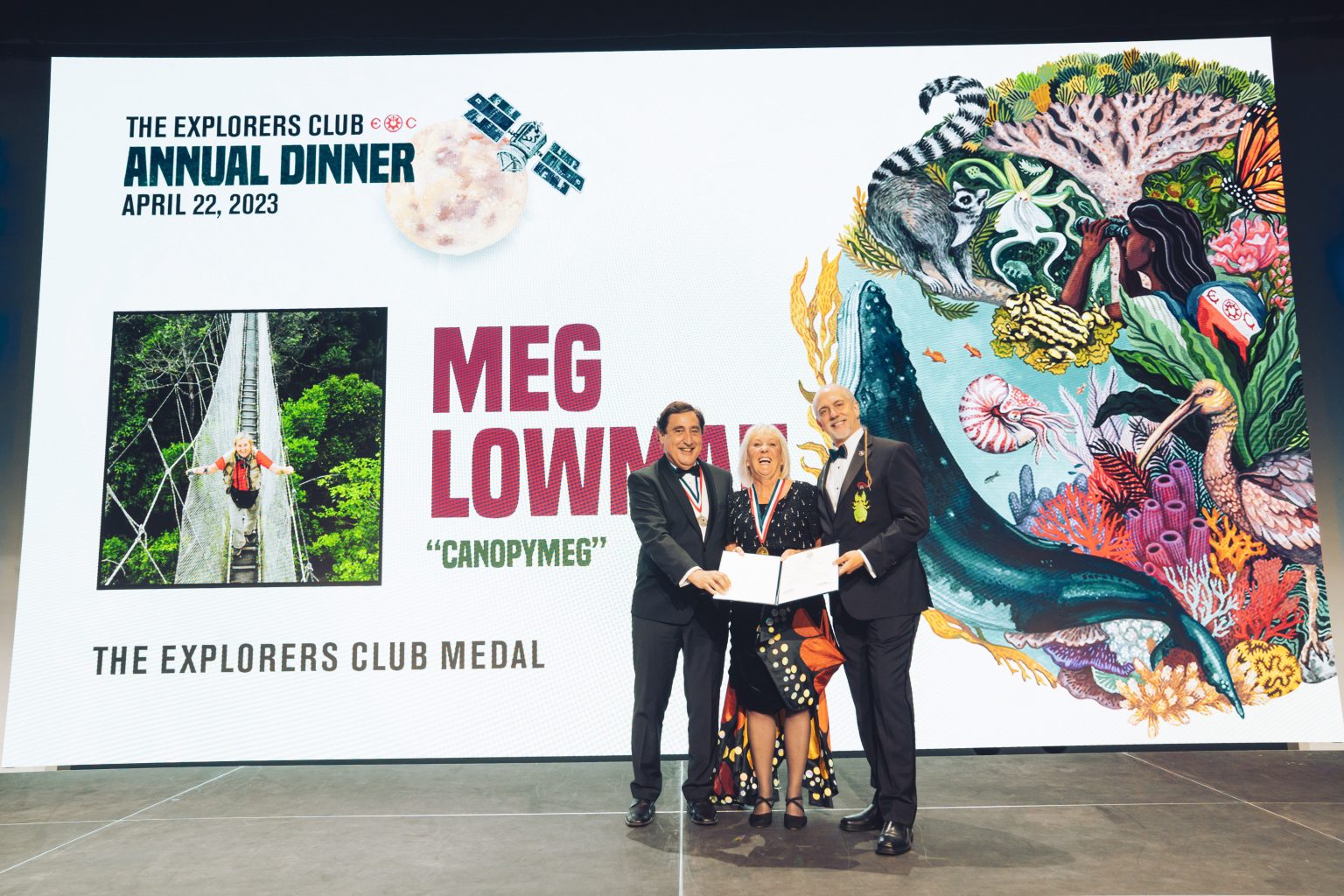 Meg Lowman Receives Explorers Medal | CanopyMeg